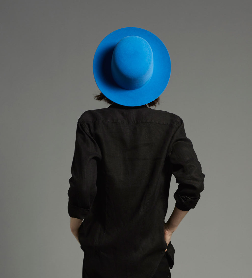 The Blue Wide Brim | SHAPES Collection | BYSJU